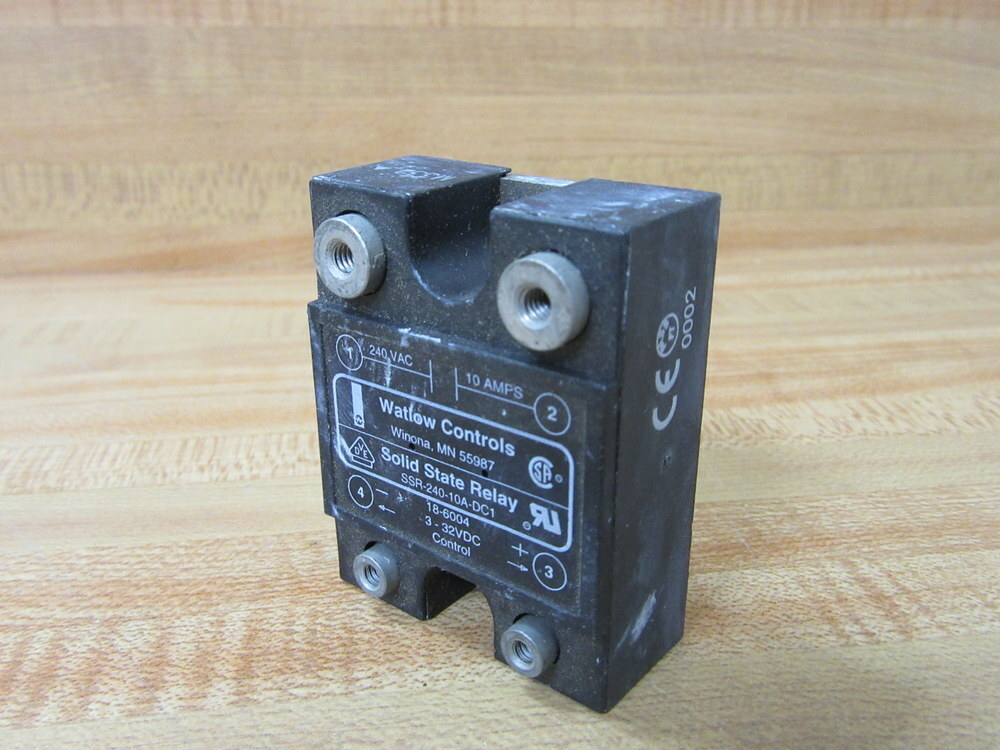 Watlow Controls SSR-240-10A-DC1 Solid State Relay SSR24010ADC1 (Pack of ...
