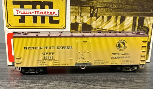 Train Miniature HO Scale RTR #2303 Wood Sheathed Reefer Western Fruit ...
