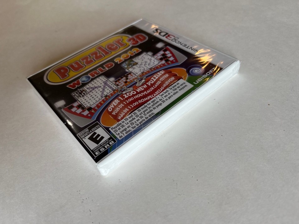 Puzzler World 2012 3D (Nintendo 3DS, 2012) New Factory Sealed OOP ...
