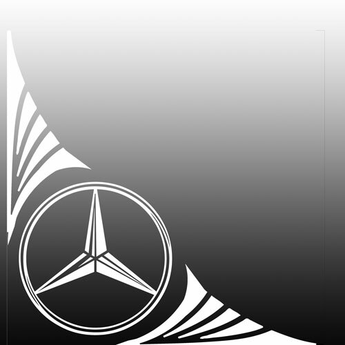 For Mercedes Benz Truck /Lorry Side Window vinyl stickerS/decalS left ...