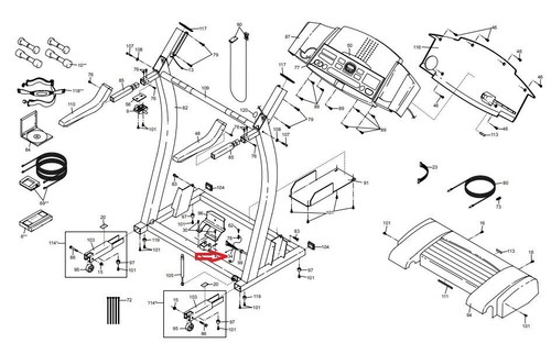 Proform Healthrider Reebok 735CS 190 RS 755CS Treadmill Wire Harness ...