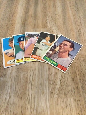 1961 Topps Baseball Cards- 195 Vintage Card Lot | eBay