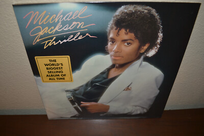 NEW Factory Sealed Michael Jackson Thriller SS Vinyl Hype Sticker ...