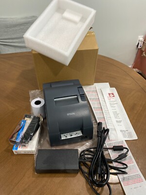 EPSON TM-U220B Ethernet KITCHEN RECEIPT POS PRINTER WITH UB-E03 ...