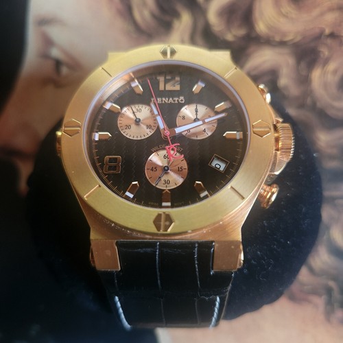 MEN'S WRIST WATCH RENATO CHRONOGRAPH Wilde-beast Collection ETA G10.211 ...