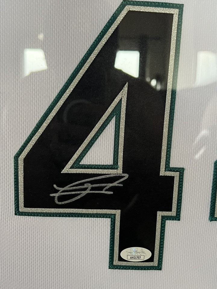 Julio Rodriguez SIGNED & FRAMED JROD SHOW Authentic Nike On-Field ...