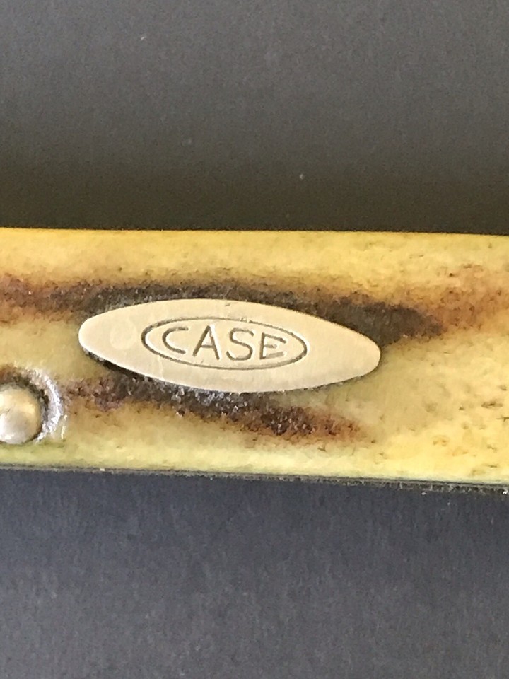 Case Knife XX USA # 53087 Green Bone Stag, Very good Shape 1965-69, A ...