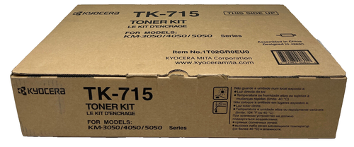 Kyocera TK-715 1T02GR0EU0 Toner Genuine Black KM-3050/KM-4050/KM-5050 ...