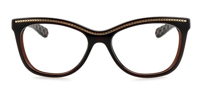 New CHANEL CH 6041 538 56mm Brown Gold Eyeglasses Frames Only Italy | eBay