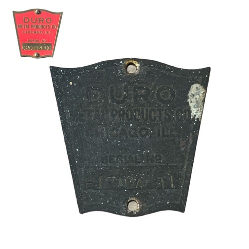 Duro 10” Floor / Cabinet Table Saw ⬇️ Badge / Tag 1 1/2 Hole To Hole | eBay