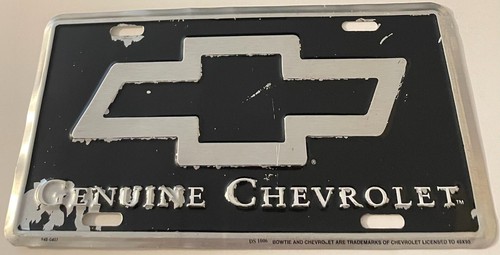 Vintage Genuine Chevrolet Booster License Plate | eBay