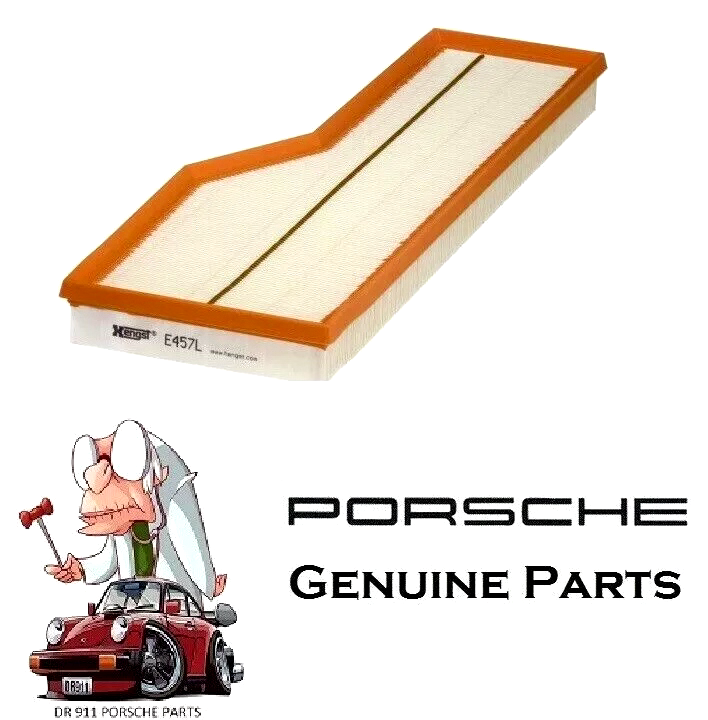 For Porsche 911 Carrera Targa 1999-2008 Air Filter OEM Hengst E457L ...