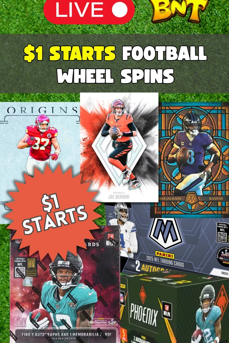 $ Start Football Breaks - eBay Live