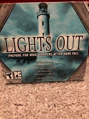 Dark Fall: Lights Out PC CD-ROM Windows 98 ME 2000 XP Vintage Computer ...