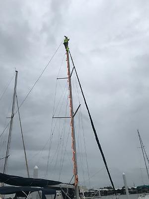 Sailboat Mast Ladder (EASY SHORT STEP) to climbing mast 50 feet (15.24 ...