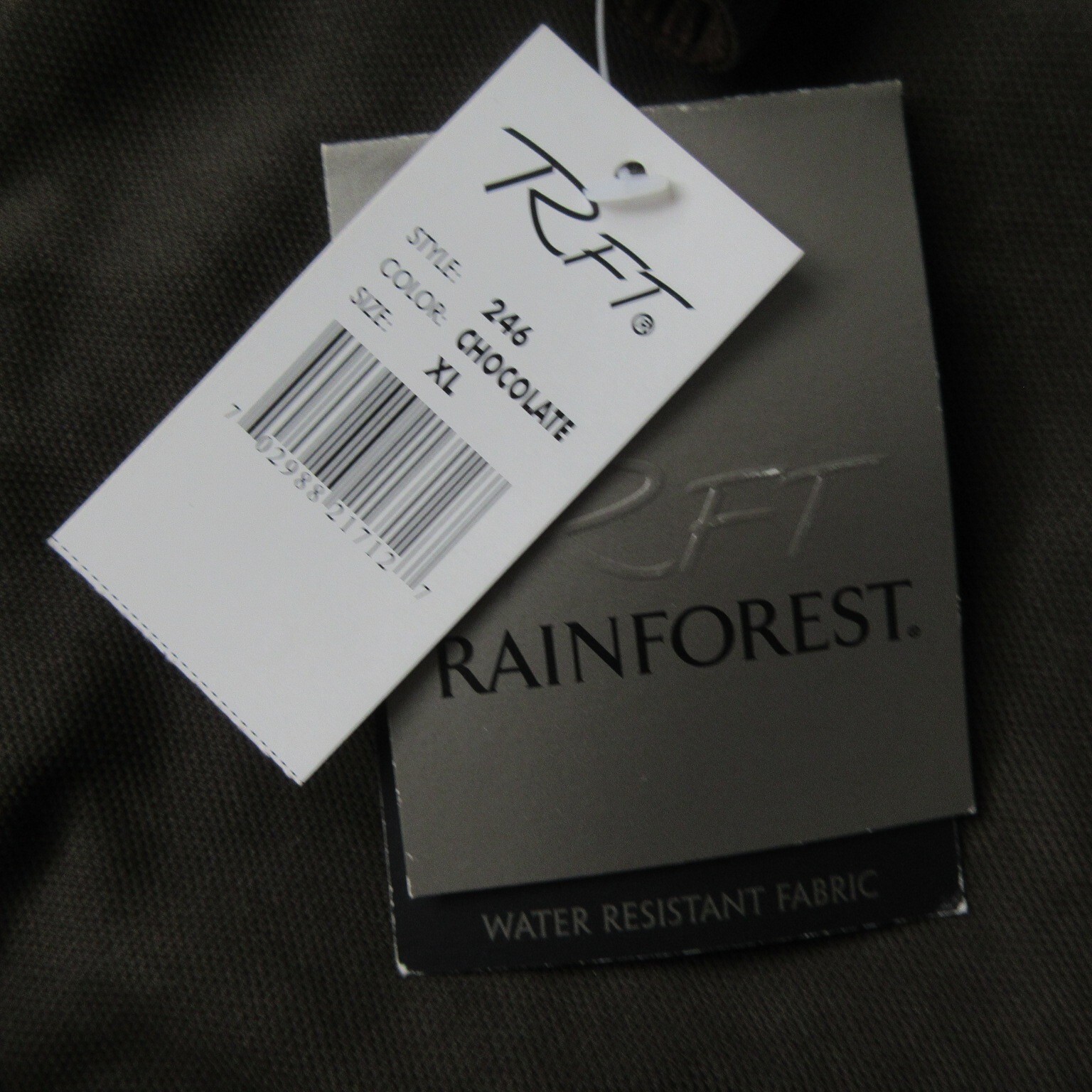 NWT MEN RFT RAINFOREST LINED BROWN CANVAS XL X-LARGE JACKET HEAVYWEIGHT ...