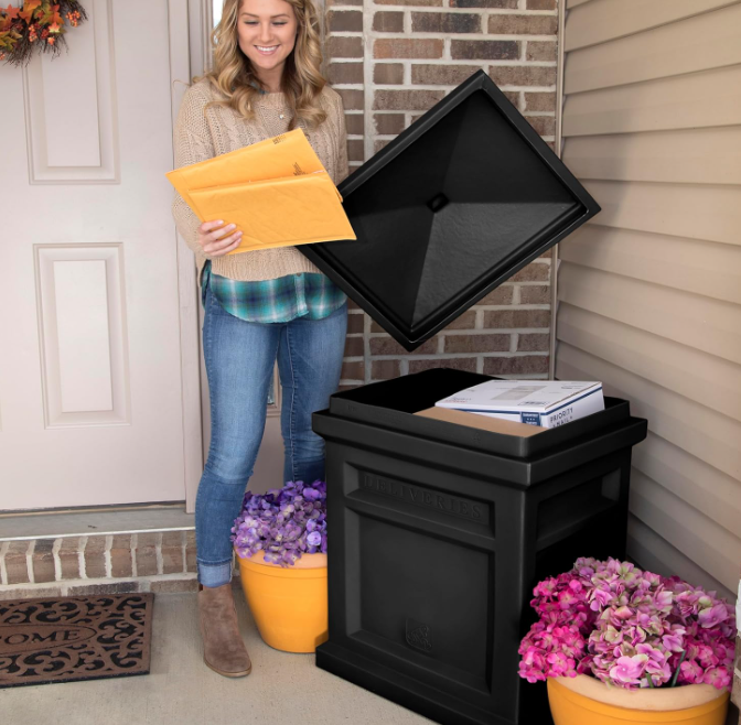 Package Delivery Box Mail Parcel Drop Box Outdoor Porch Weather Protect ...