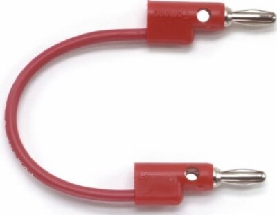 Pomona Electronics B-60-2 Banana Plug Patch Cord, Stackable, Red | eBay