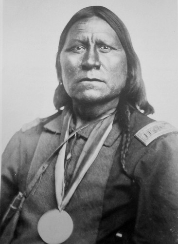 SATANTA clipping Native American B&W photo Kiowa war chief Battle of ...