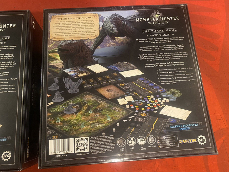 Monster Hunter World the Board Game: Ancient Forest & Wildspire Waste ...