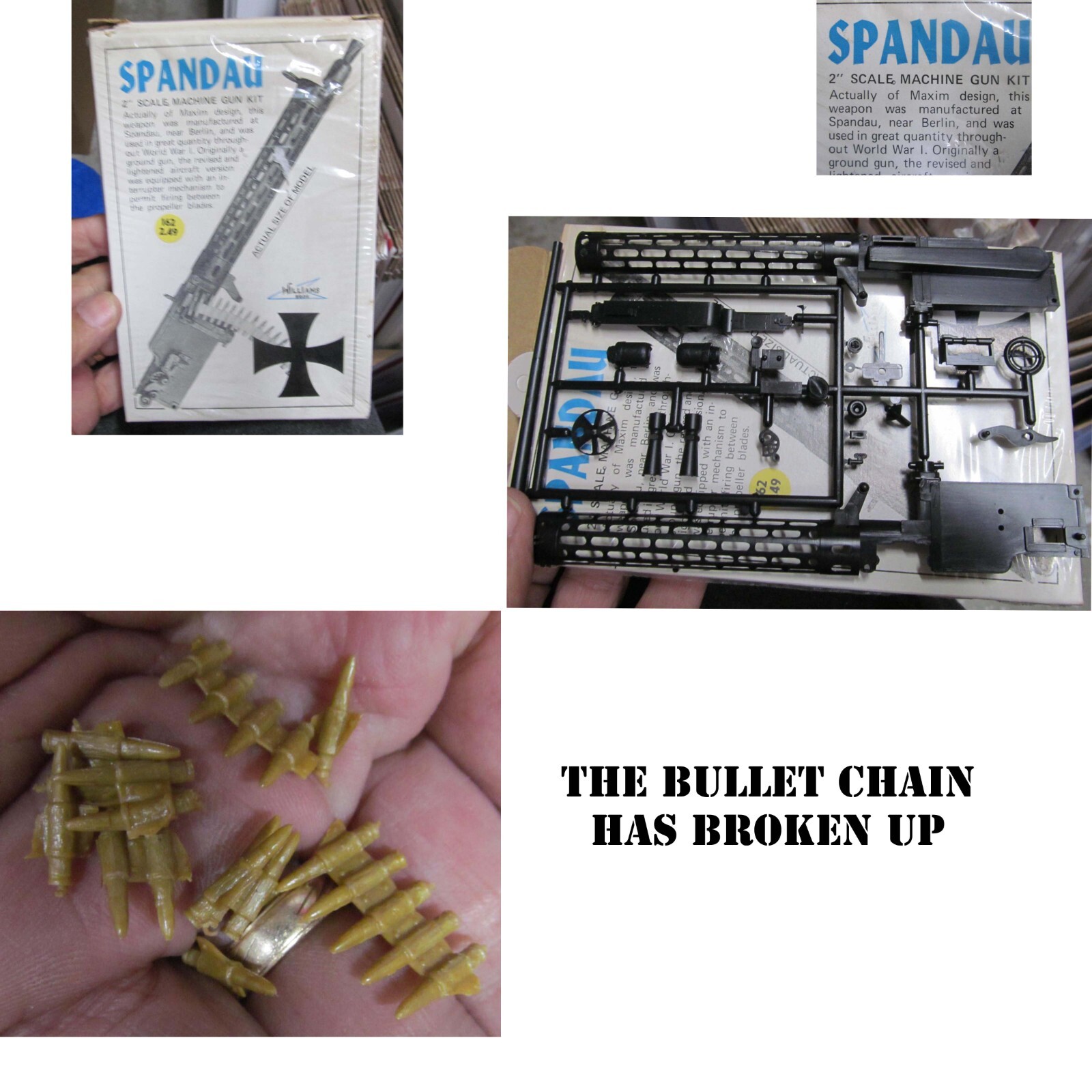 Williams Bros. Spandau 2" Machine Gun Model Kit | eBay