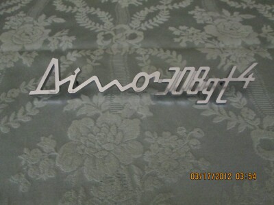 Ferrari rear deck logo 1974-79 Dino/Ferrari 308 GT-4 chrome | eBay