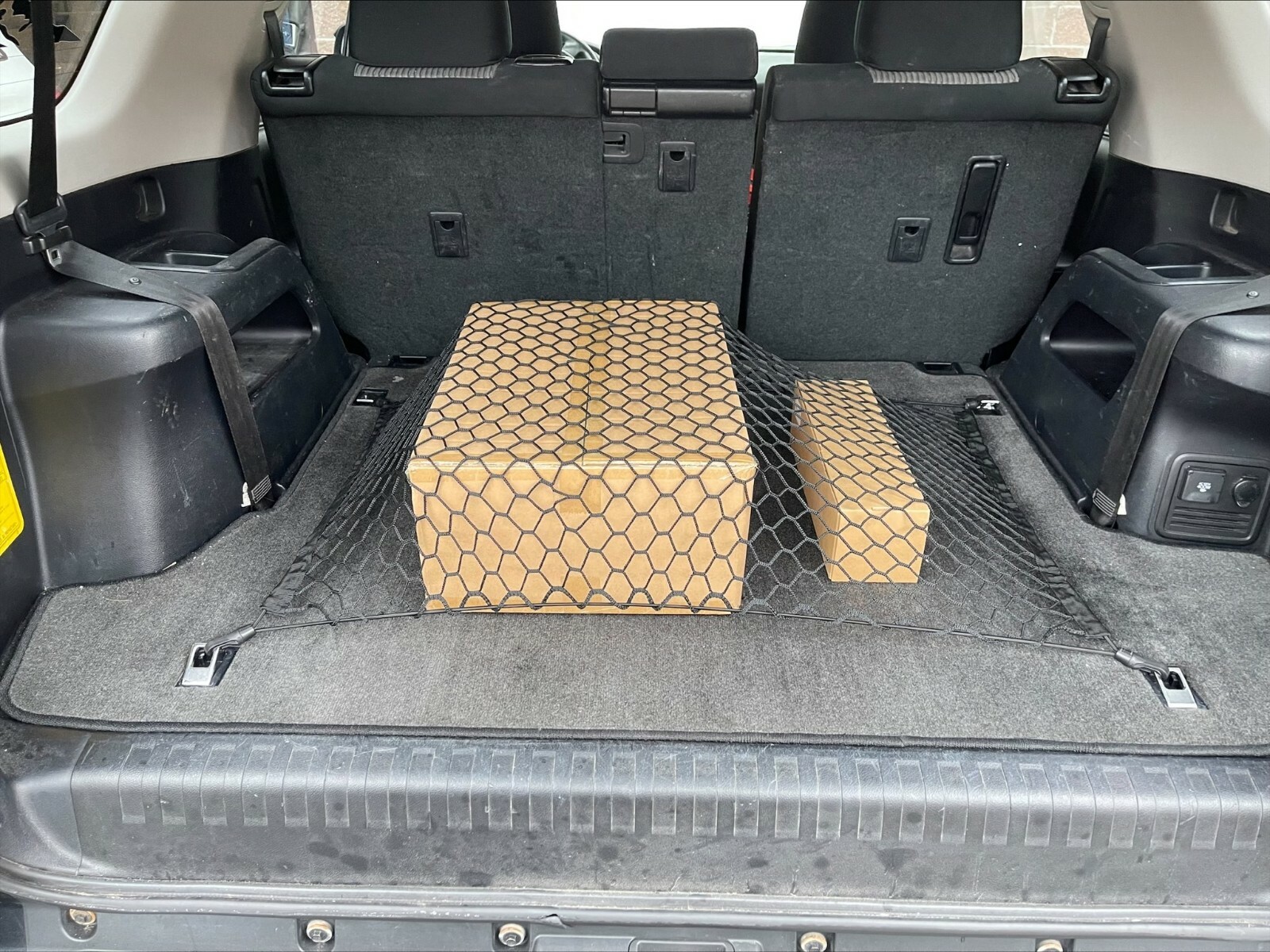 Rear Trunk Floor Style Web Cargo Net for TOYOTA 4RUNNER ONLY 3 ROW 2010 ...