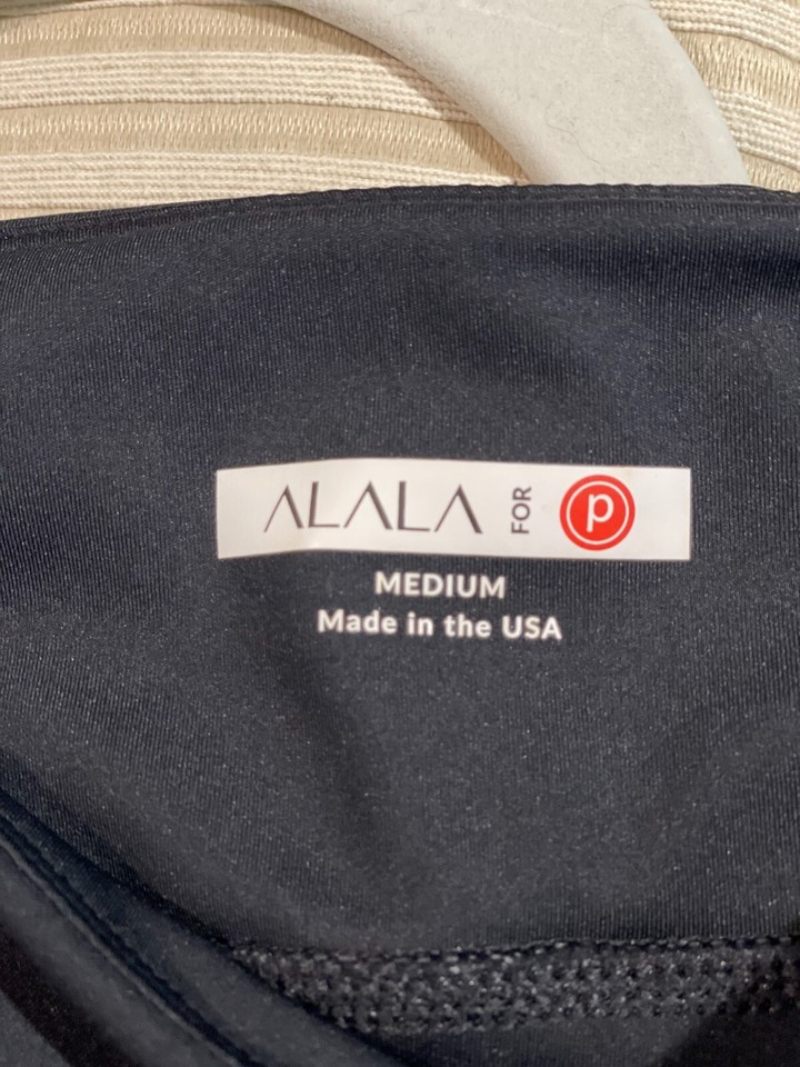 ALALA CAPTAIN ANKLE TIGHT BLACK & SILVER SIZE M | eBay