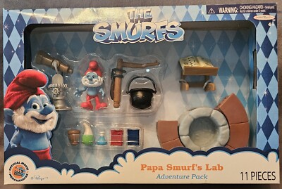 The Smurfs Papa Smurf's Lab Adventure Pack Play Set 11 Pcs | eBay