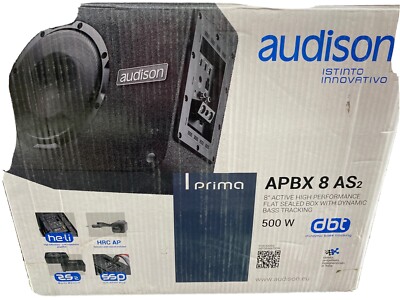 Audison APBX 8 AS2 Prima Series 8" Active Sub Box with Dynamic Bass ...