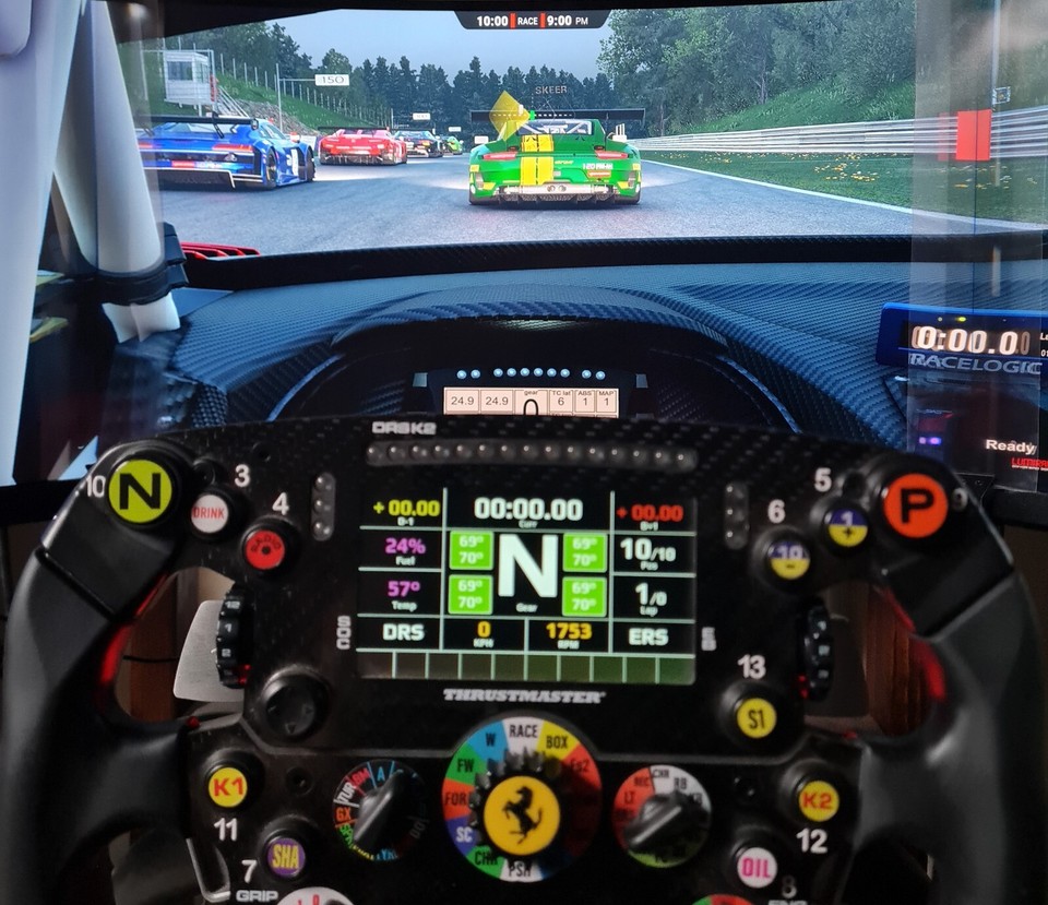 Asus Sim Racing Bezel Free Universal Adapter Kit - 27" 32" Triple ...