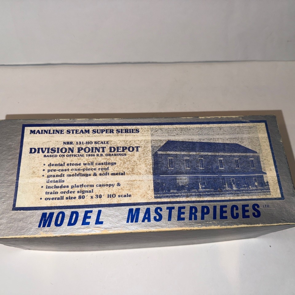 HO Model Masterpieces Division Point Depot Kit | eBay