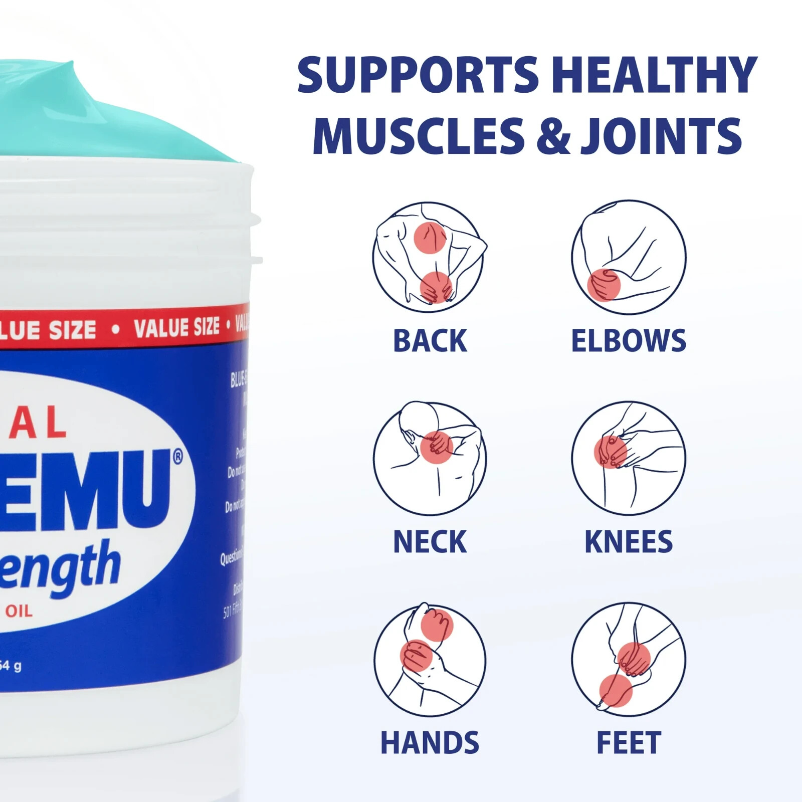 Blue-Emu Original Super Strength Topical Cream for Muscles and Joints ...