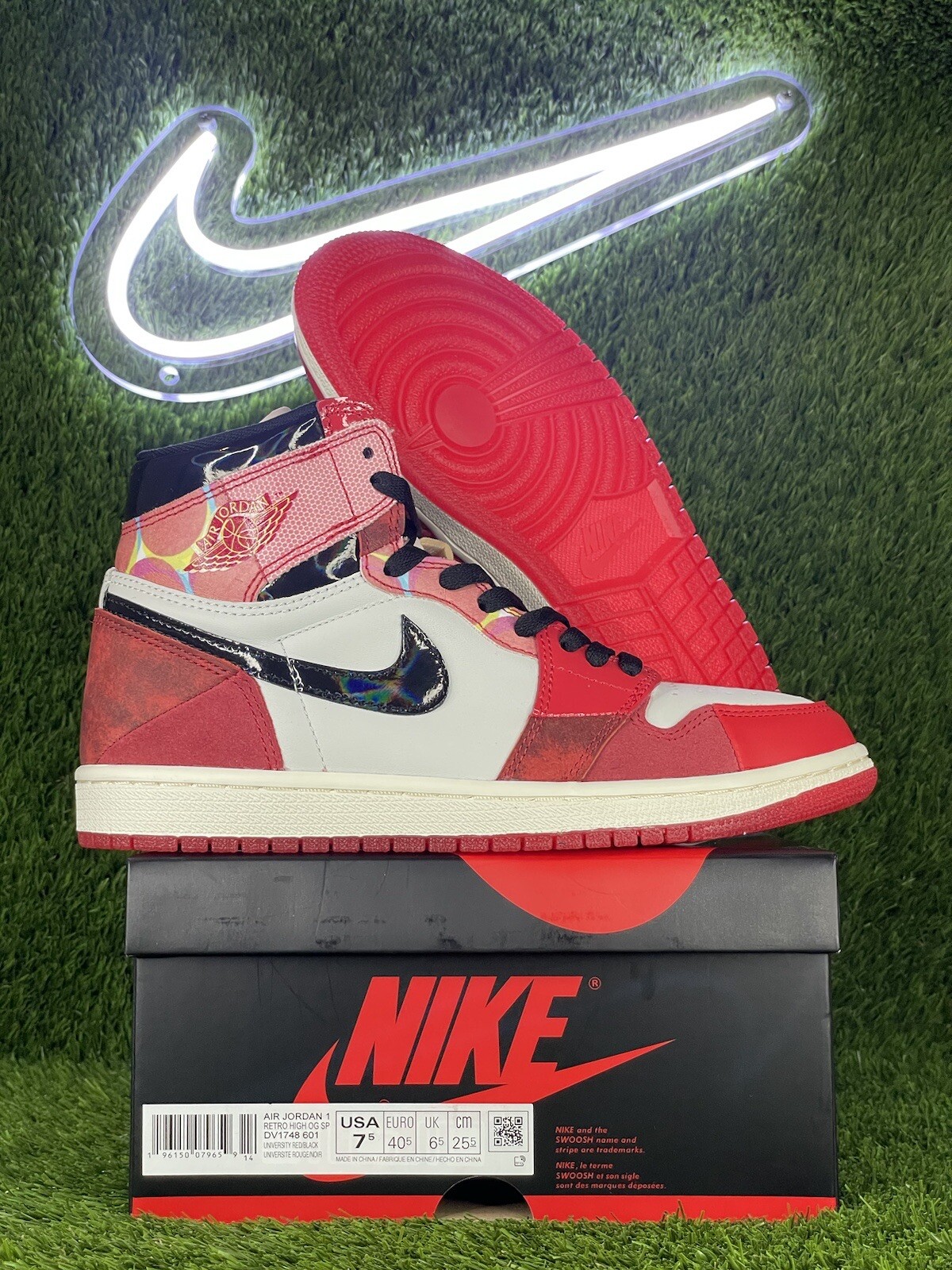 Nike Air Jordan Retro 1 HIGH OG Next Chapter Spider-v… - Gem