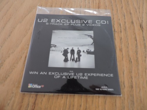 U2 EXCLUSIVE CD 5 TRACKS + 2 VIDEOS SUNDAY TIMES CARDSLEEVE | eBay