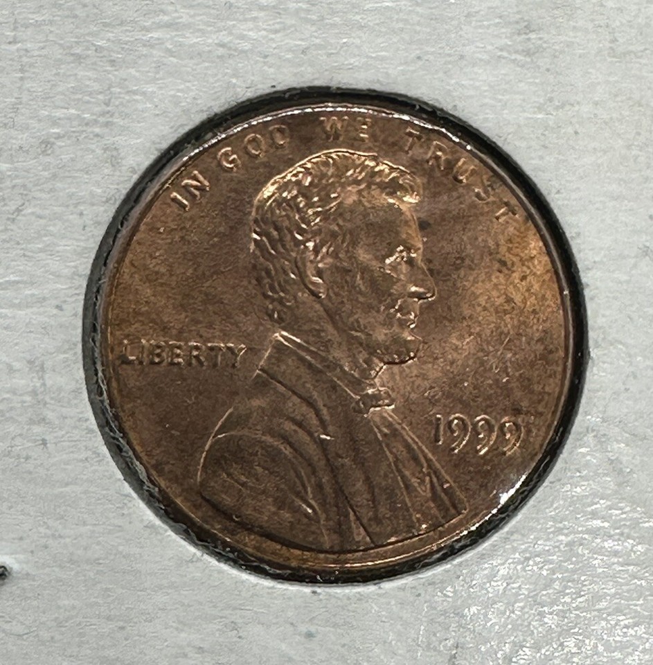 1999 Wide AM Lincoln Memorial Cent Penny Variety Rare Error Coin ...