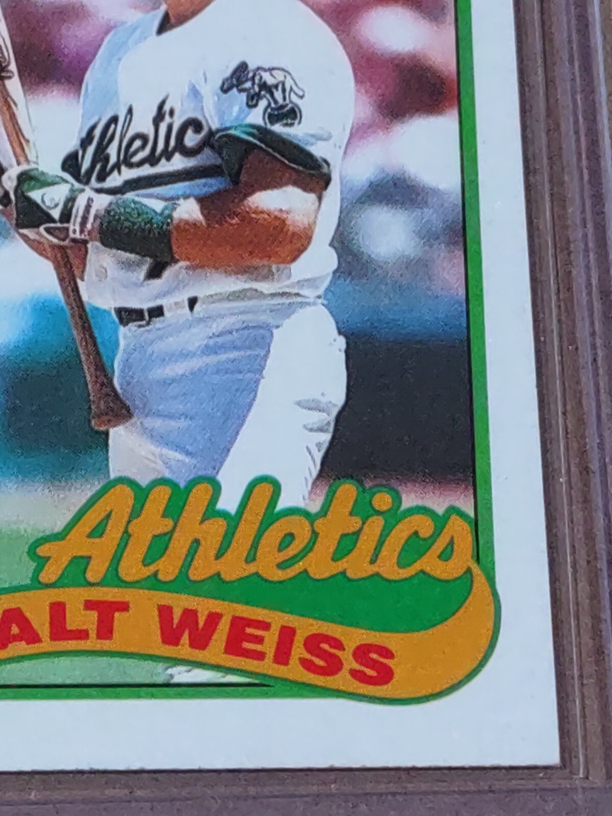 1989 Topps Baseball #316 Walt Weiss All Star Rookie - Oakland Athletics ...