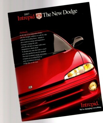 Big 1997 DODGE INTREPID Brochure / Catalog with Color Charts: ES, | eBay