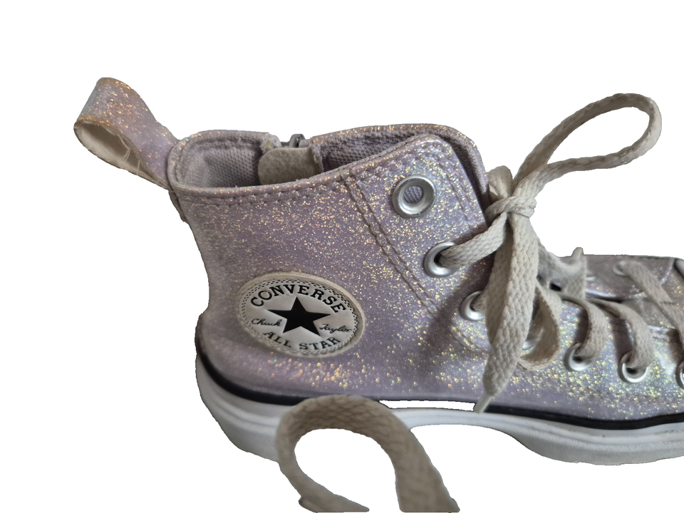 Chunky sole sz 36 CONVERSE All Stars high top sneakers in purple/pink ...