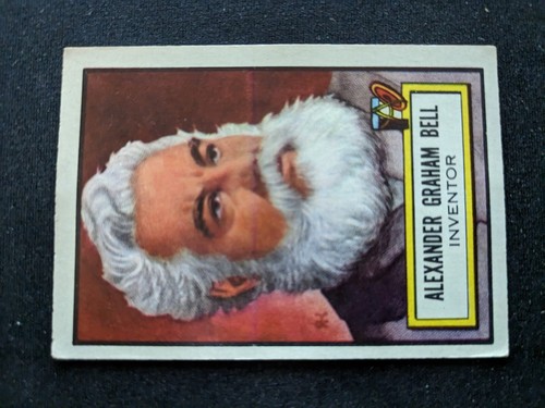 1952 Topps Look 'N See Card # 74 Alexander Graham Bell - Inventor (VG ...