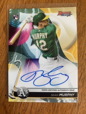 Sean Murphy 2020 Bowman's Best RC Rookie Auto/Autograph Athletics ...