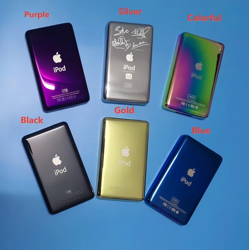 NEW ,iPod Classic 6/7th Video 5/5.5th Thin/Thick Metal Rear Cover - All ...