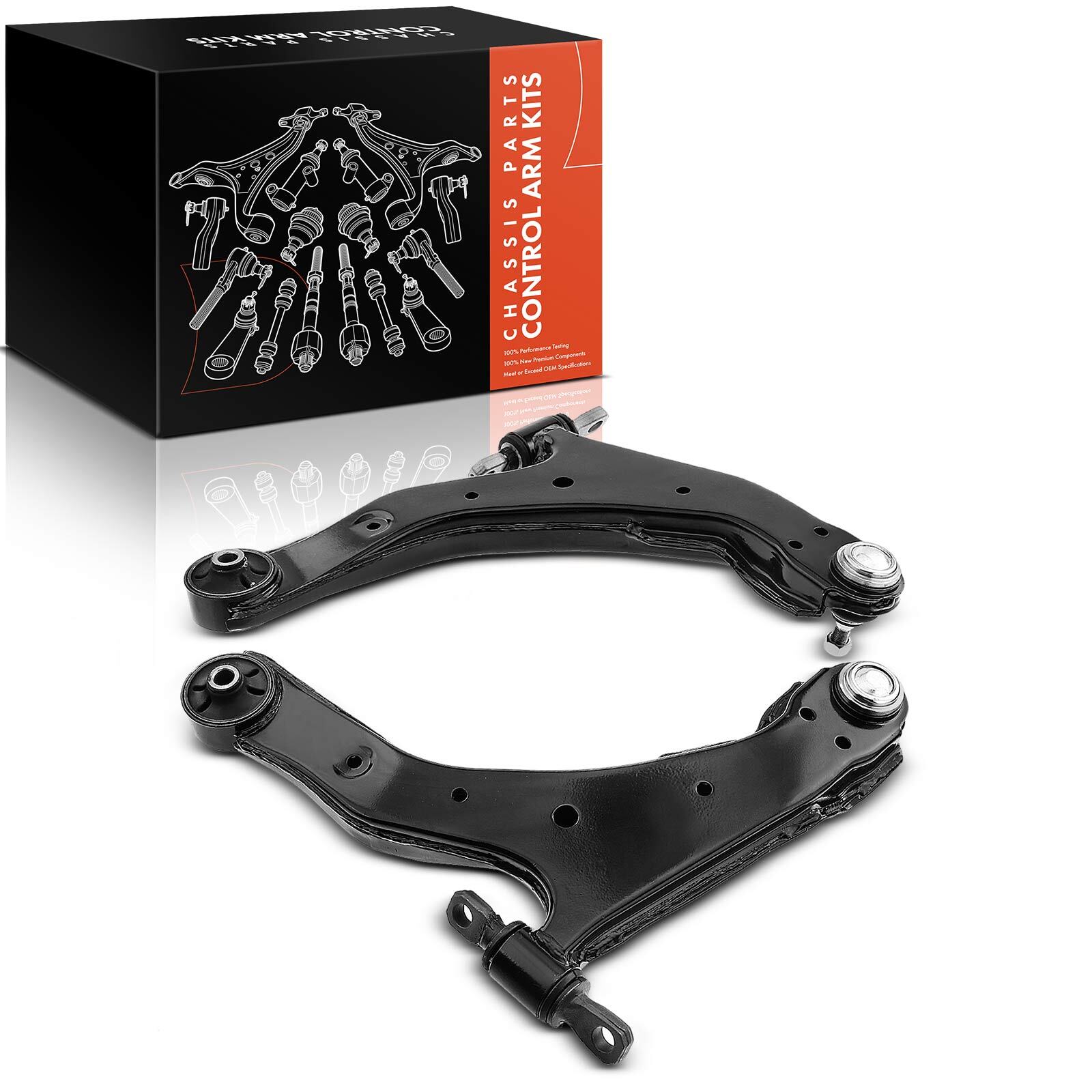 2x Control Arm & Ball Joint Assembly for Hyundai Tiburon Kia Spectra ...