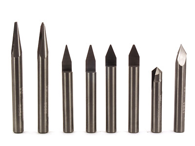 Whiteside 708 8 Piece Engraving CNC Router Bit Set 1/4" Shanks | eBay