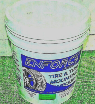 Tire mounting compound TC-70-7- 40 lbs. ENFORCE -mounting tires- PASTE ...