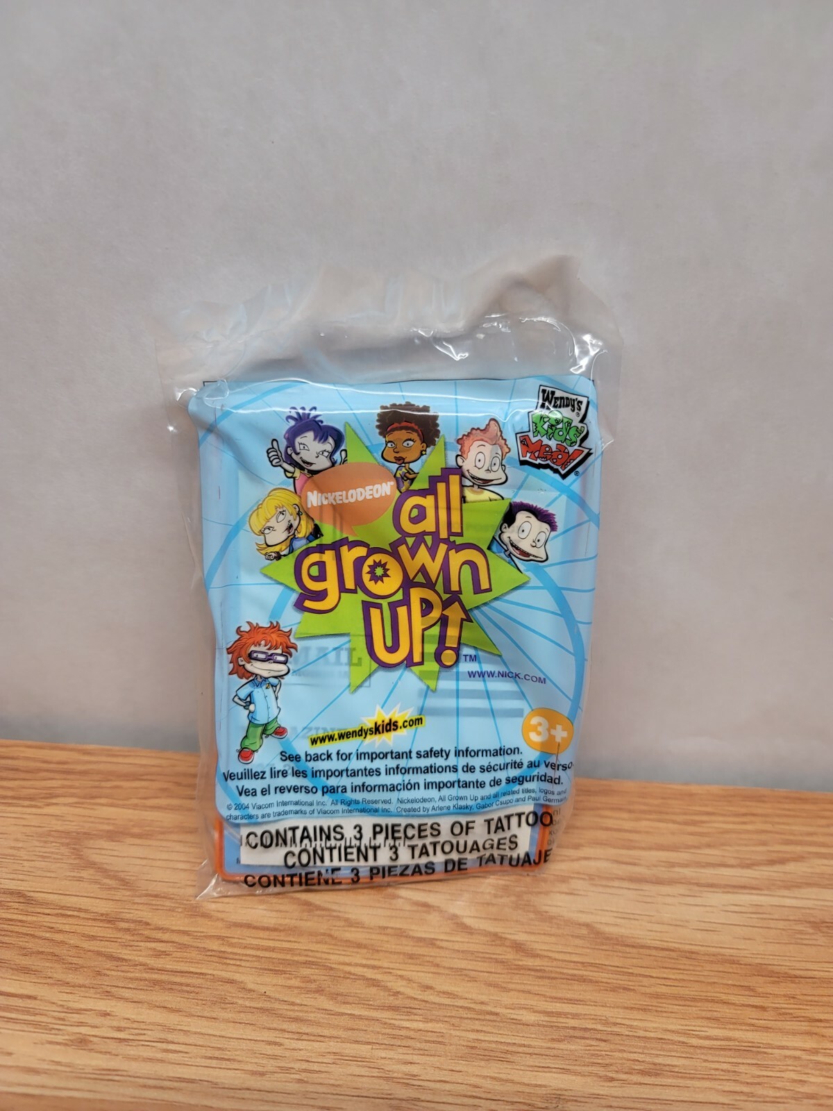 MIP Wendy's 2004 ALL GROWN UP Rugrats Nickelodeon RUGRAT Cartoon ...