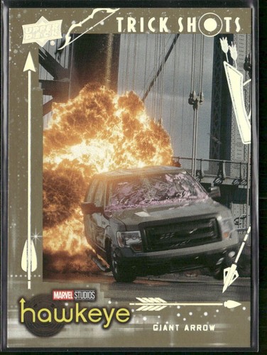 2023 Upper Deck Marvel Hawkeye Trick Shots Gold /57 #TS6 - Giant Arrow ...
