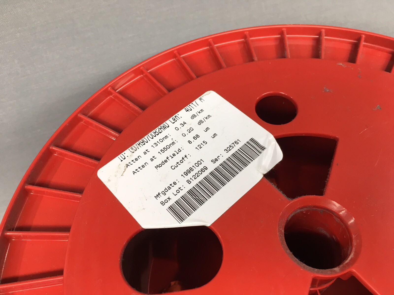 Lucent Technologies 40km 40,000m Blue OFS Single Mode Optical Fiber ...