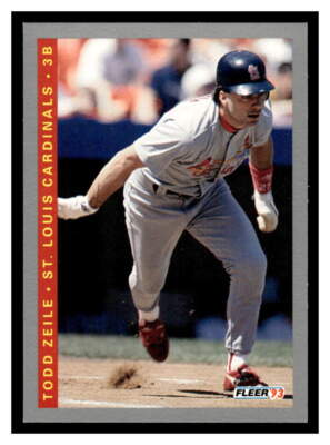 1993 Fleer #136 Todd Zeile - St. Louis Cardinals | eBay