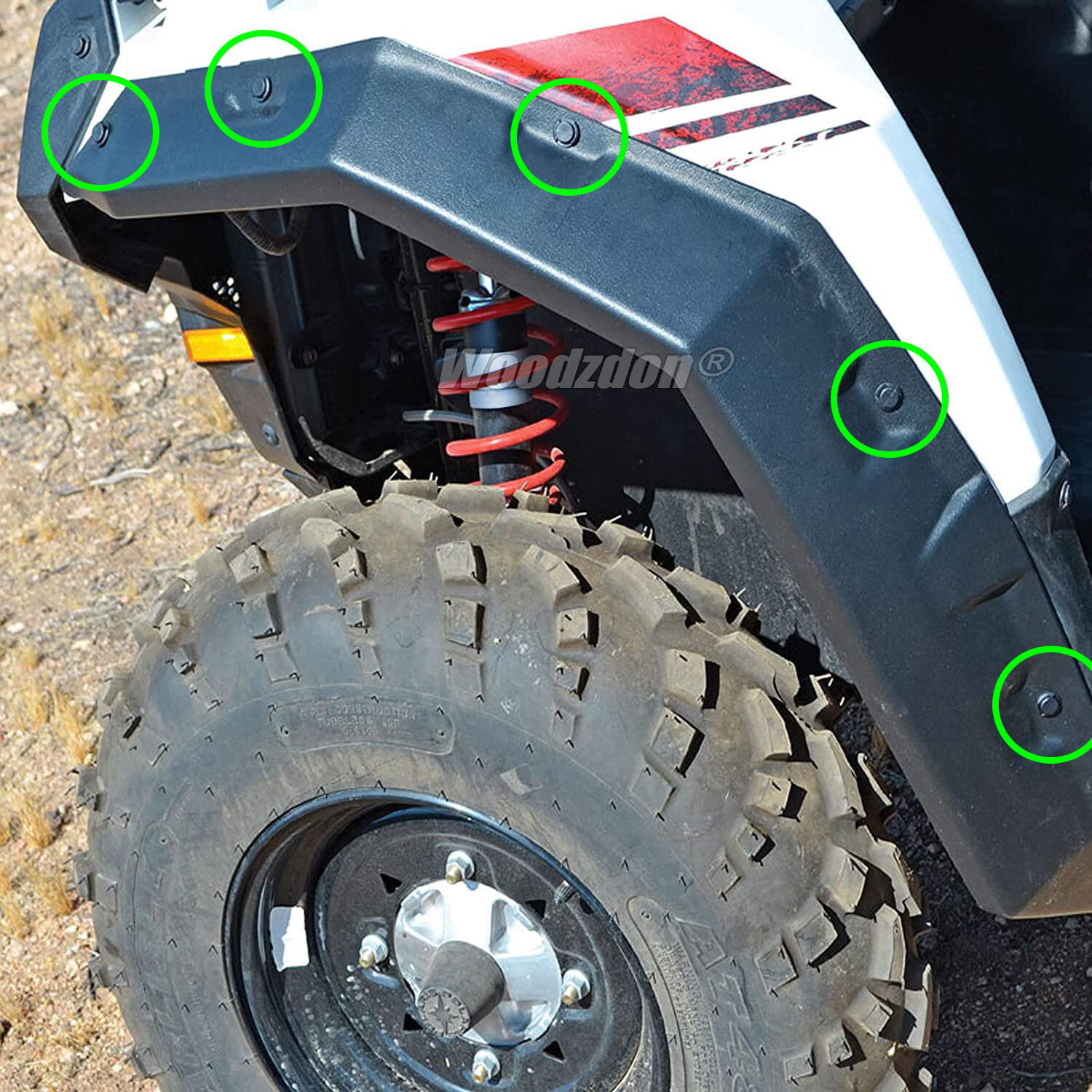 For Can Am Replacement 50 Plastic Fender Rivet Clips 8mm 5/16 ...